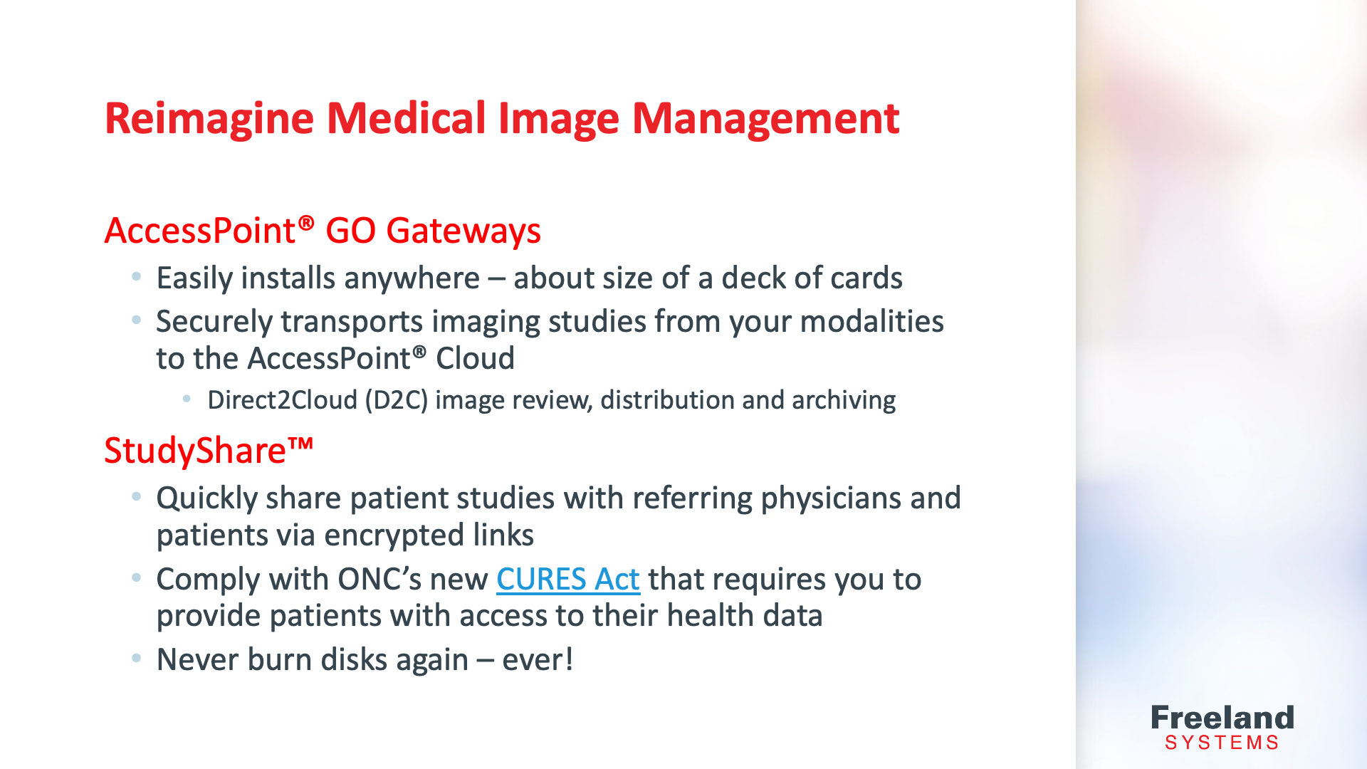 Medical Image Management - AccessPoint GO Cloud